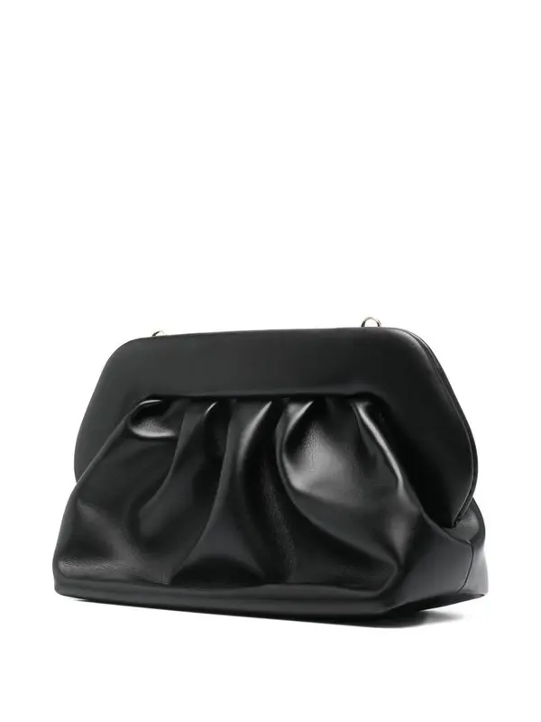 THEMOIRE Bios Vegan Leather Clutch - Black
