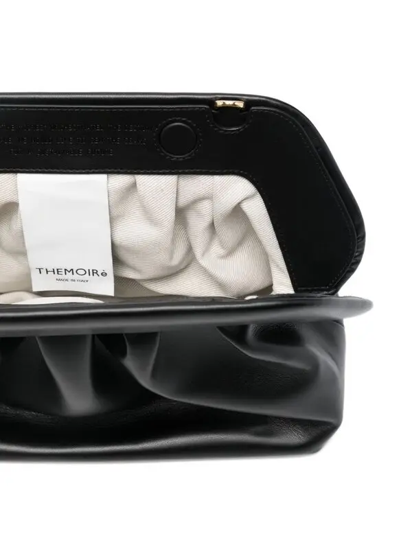THEMOIRE Bios Vegan Leather Clutch - Black