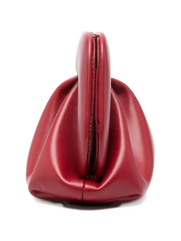 THEMOIRE Bios Small Vegan Leather Clutch - Red