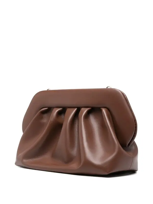 THEMOIRE Bios Vegan Leather Clutch - Brown
