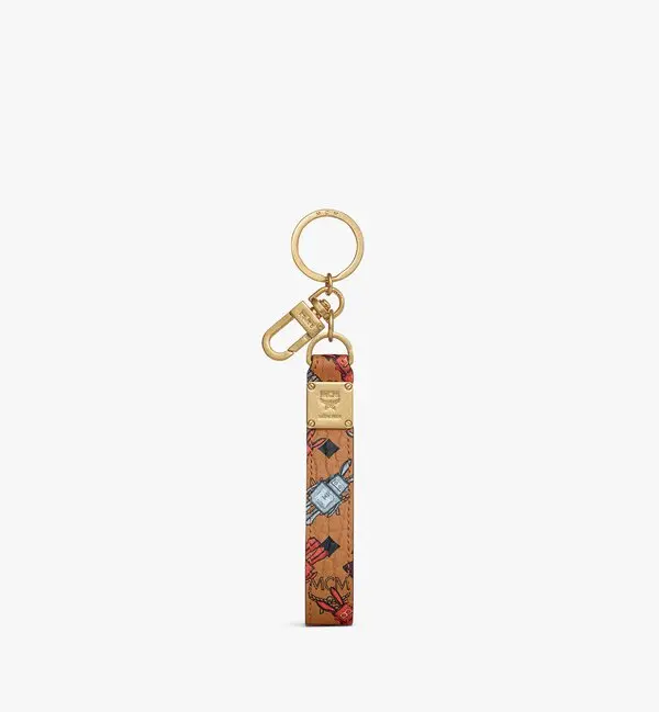 Mcm Aren Key Holder - Cognac
