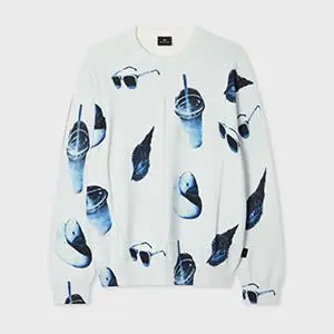 Paul Smith Printed Cotton Sweater