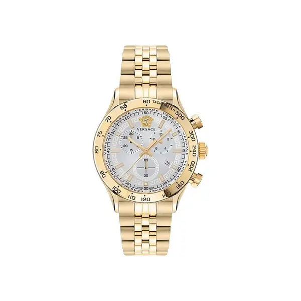 Versace Hellenyium Chrono Bracelet Watch - Gold