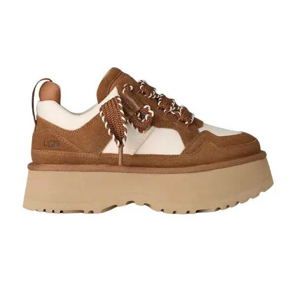 UGG Lace-up Platform Sneakers - Tan