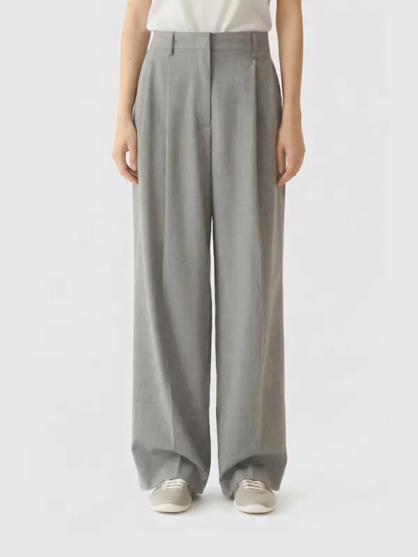 Fabiana Filippi Tailored Wide Leg Pants - Grey