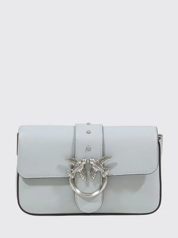 Pinko Mini Bag With Bird Clasp - Dust