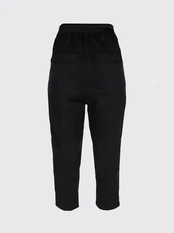 Rick Owens Drawstring Cropped Trousers - Black
