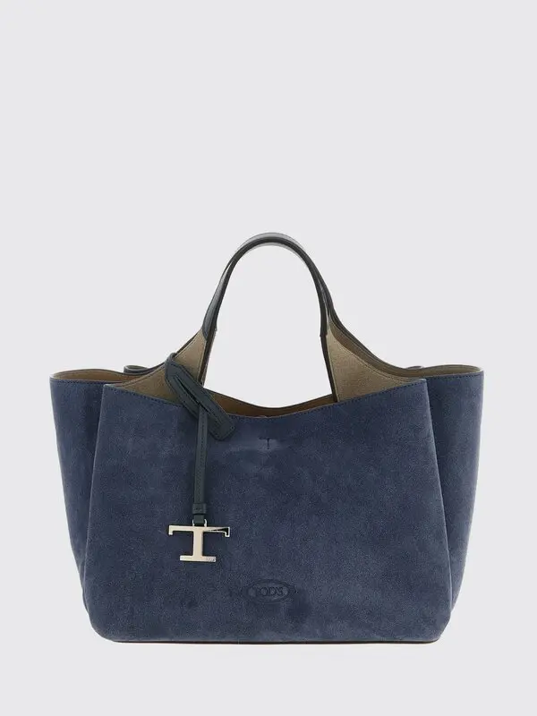 TOD'S Suede Handbag - Blue