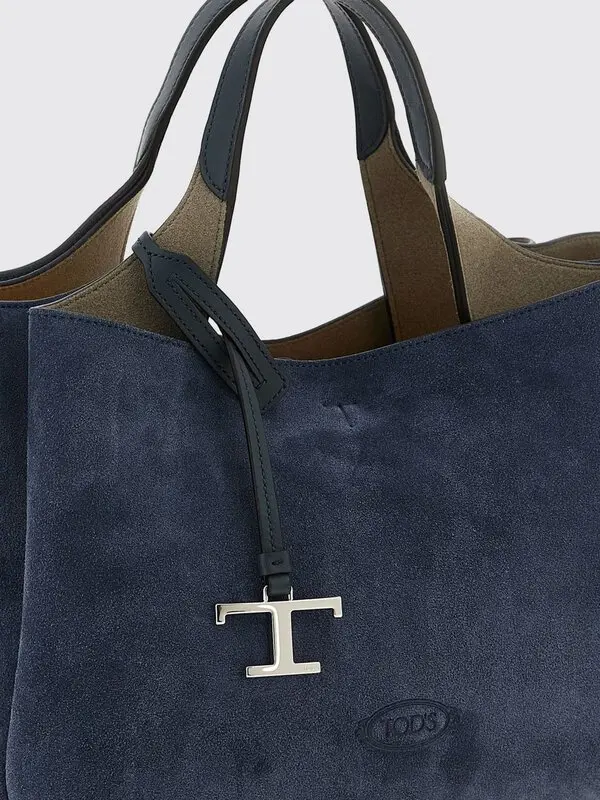 TOD'S Suede Handbag - Blue