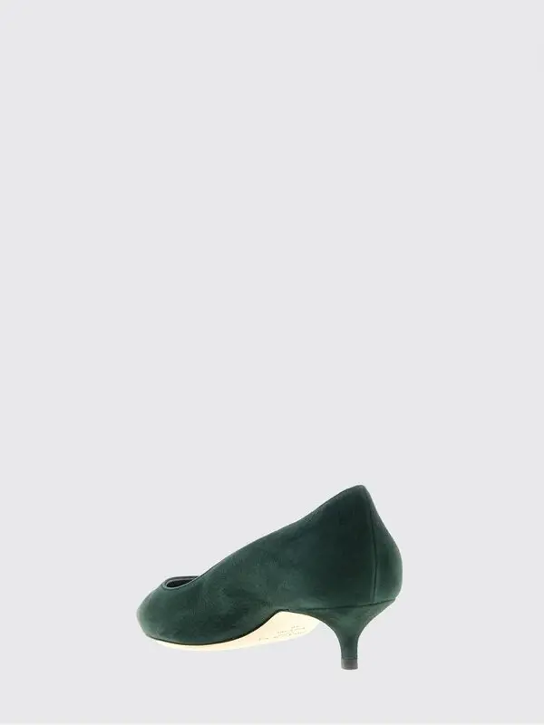 JIMMY CHOO Suede Pointed Toe Pumps - Green