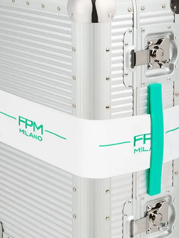 FPM MILANO Pleasures Bubble Logo Leather Belt - Emerald