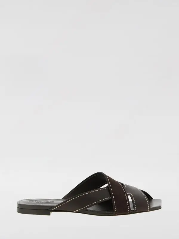 TOD'S Strappy Heeled Sandals - Brown
