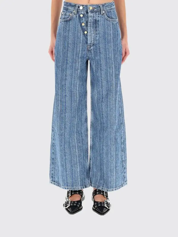 GANNI Wide Leg Jeans