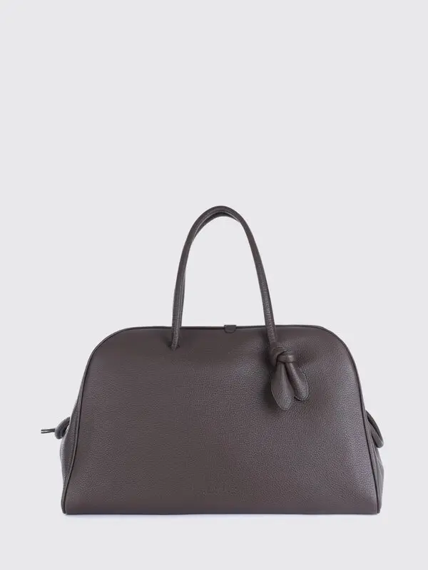Jacquemus Le Turismo Grained Leather Shoulder Bag With Tassels - Brown