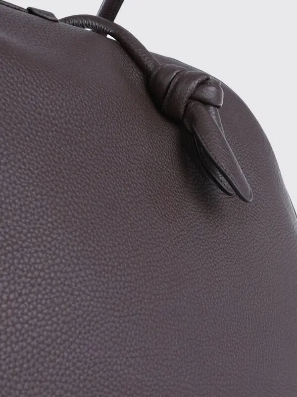 Jacquemus Le Turismo Grained Leather Shoulder Bag With Tassels - Brown