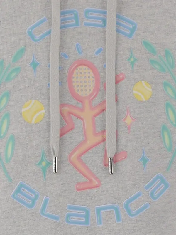 Casablanca Graphic Hoodie - Grey