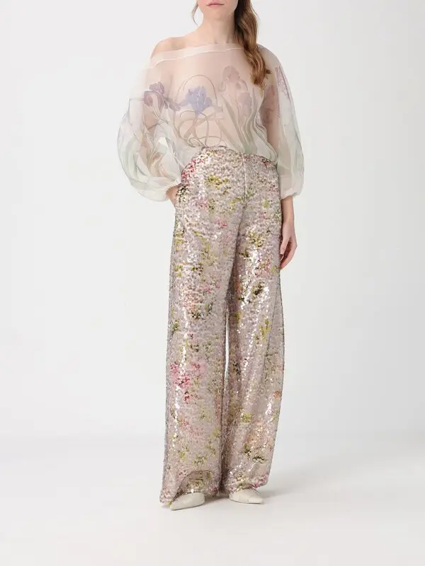 Alberta Ferretti Wide Leg Pants