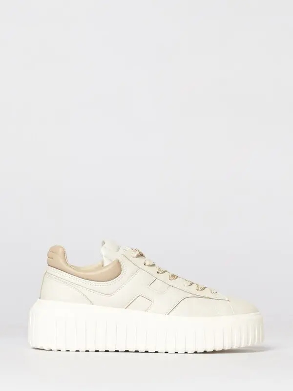 Hogan Paneled Sneakers - Beige