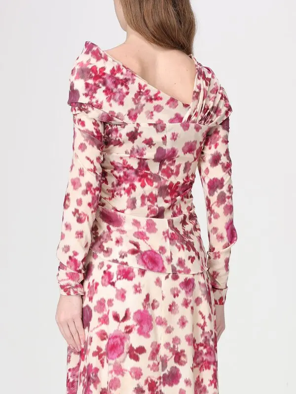 Isabel Marant Étoile Off-the-shoulder Floral Print Blouse - Pink