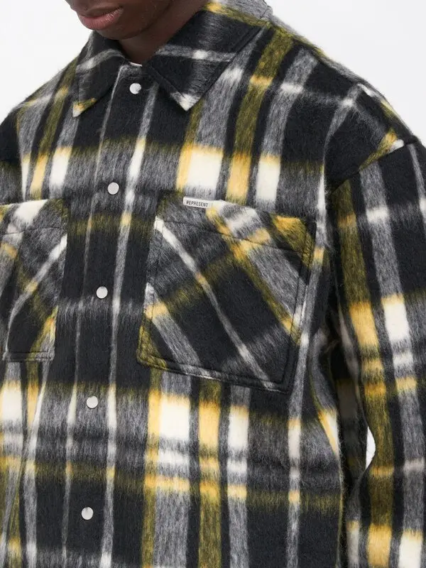 REPRESENT Plaid Shirt Jacket