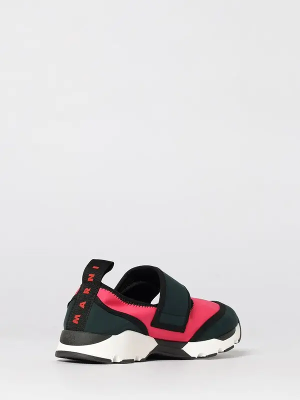 Marni Sneakers With Velcro Fastening - Red