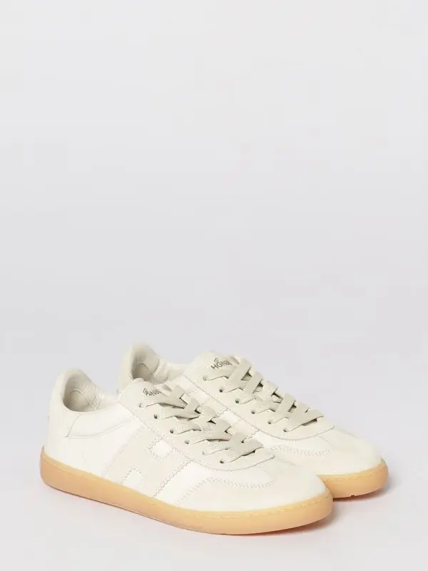 Hogan Paneled Sneakers - Beige