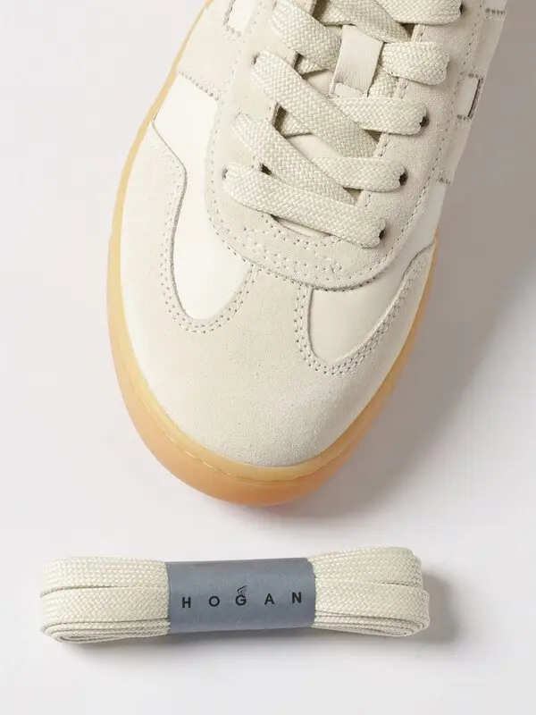 Hogan Paneled Sneakers - Beige