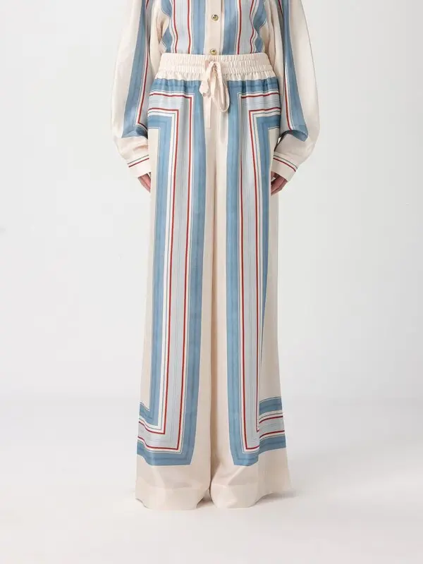 Zimmermann Printed Wide Leg Pants