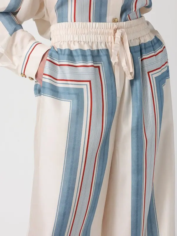 Zimmermann Printed Wide Leg Pants