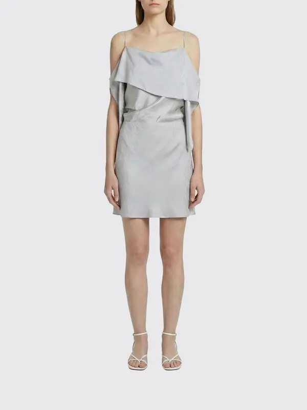 MAISON MARGIELA Asymmetrical Draped Top - Grey
