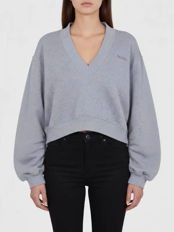 Attico Mélange Sweatshirt - Grey