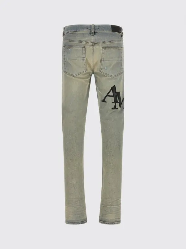Amiri Distressed Logo Jeans