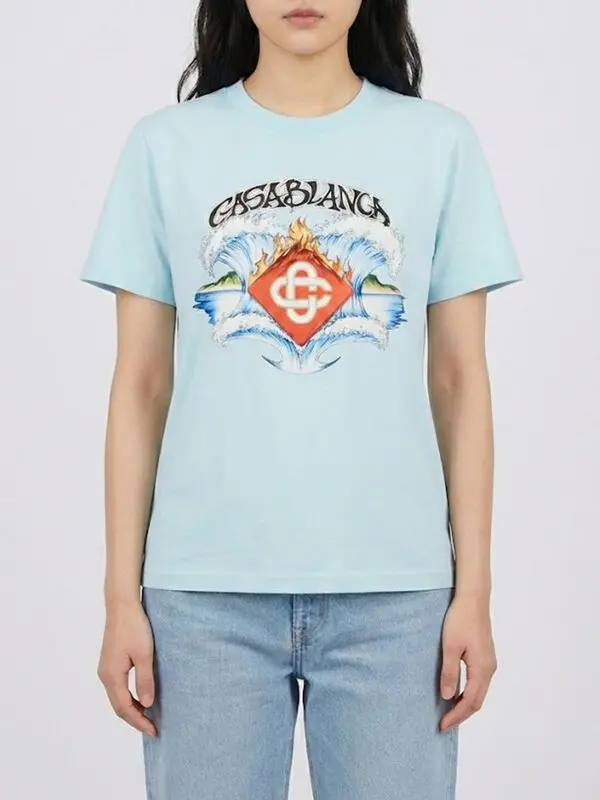 Casablanca T-shirt - Sky