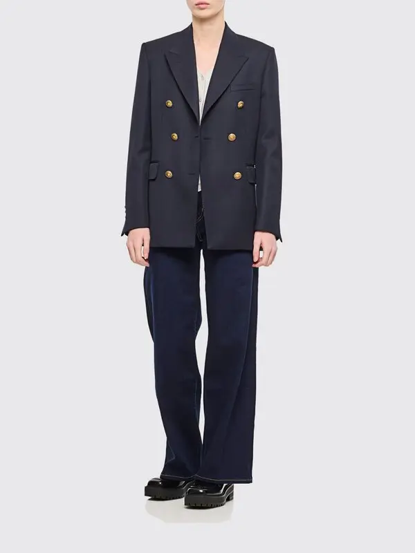 GOLDEN GOOSE Double Breasted Jacket - Blue