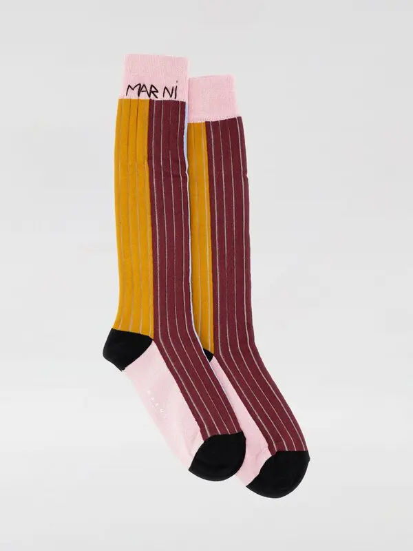 Marni Ribbed Socks - Multicolor