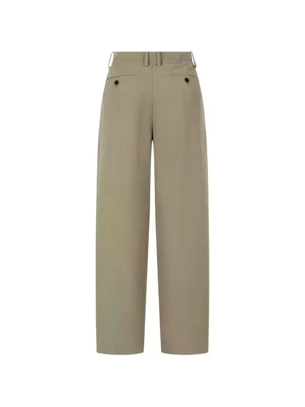 STUDIO TOMBOY Pintuck Detail Trousers - Neutrals