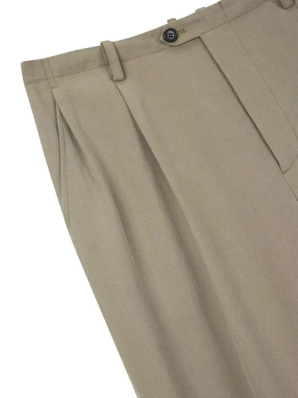 STUDIO TOMBOY Pintuck Detail Trousers - Neutrals