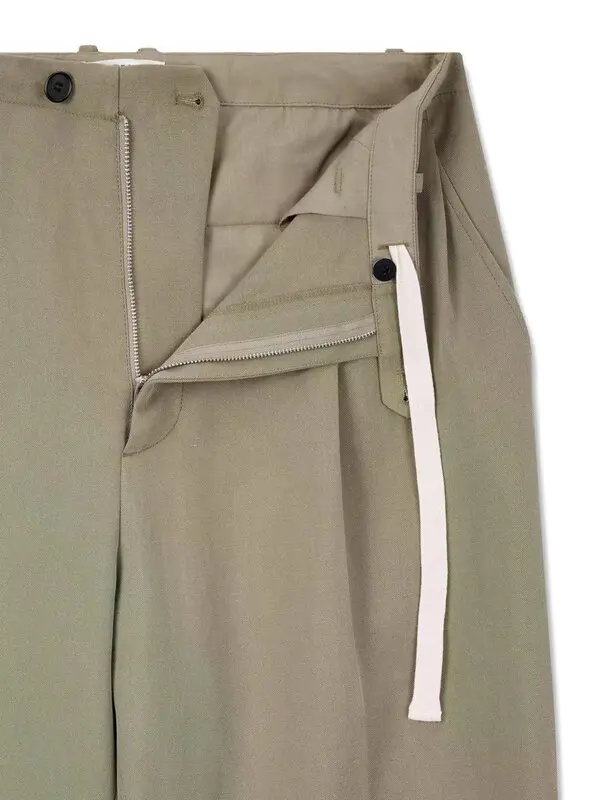 STUDIO TOMBOY Pintuck Detail Trousers - Neutrals