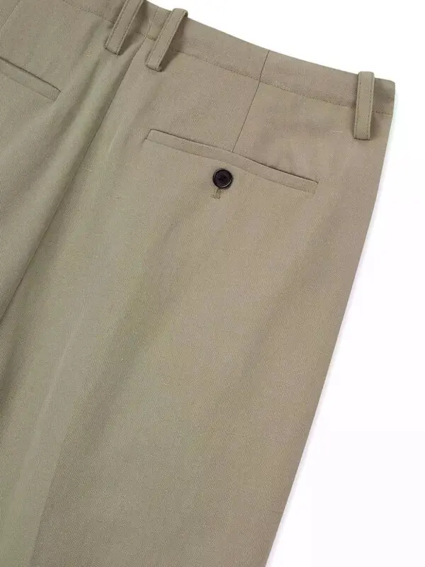 STUDIO TOMBOY Pintuck Detail Trousers - Neutrals