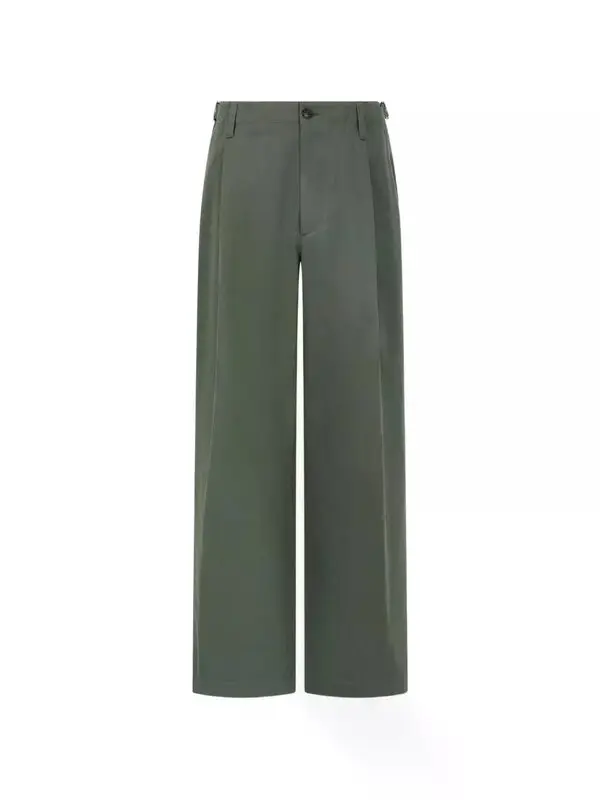 STUDIO TOMBOY Pintuck-detail Trousers - Green