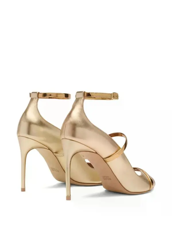 MALONE SOULIERS Cynthia Leather Sandals - Gold