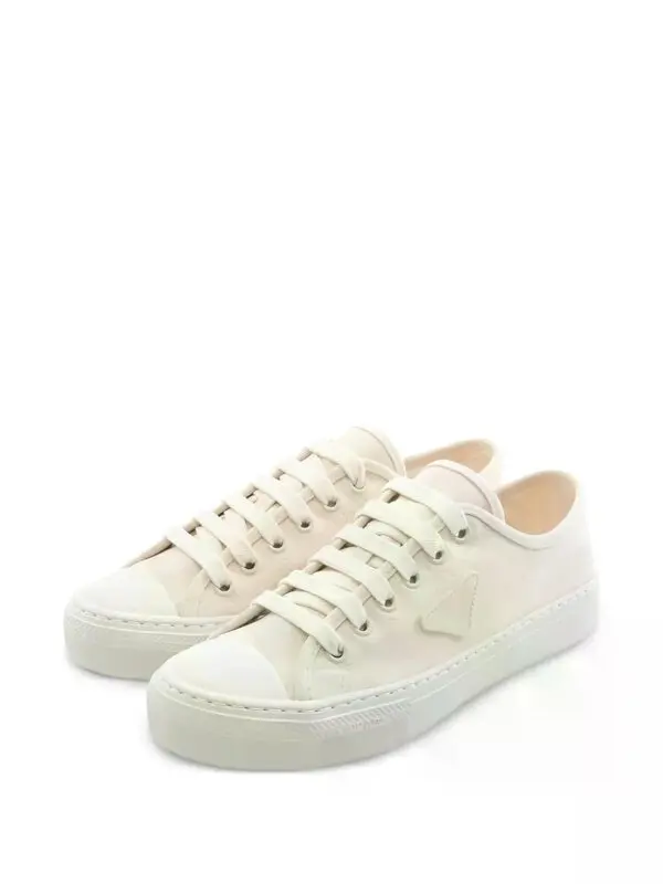 Prada Canvas Triangle-logo Sneakers