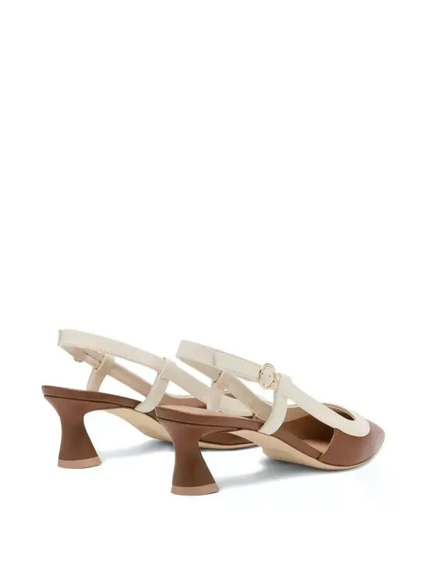 MALONE SOULIERS Tate Leather Slingback Pumps