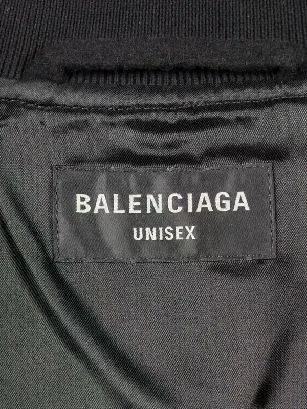 Balenciaga Logo-embroidered Bomber Jacket