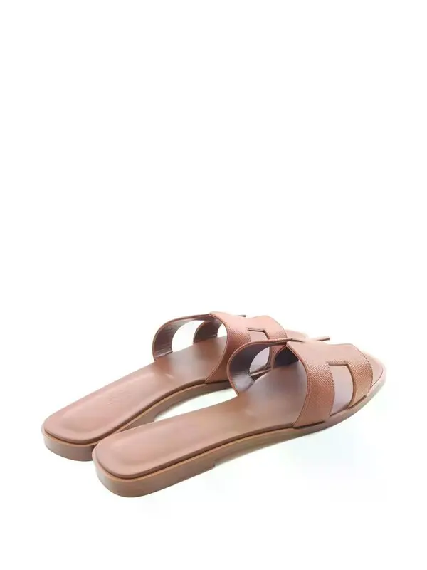 Hermès Oran Cut-out Mule Sandals
