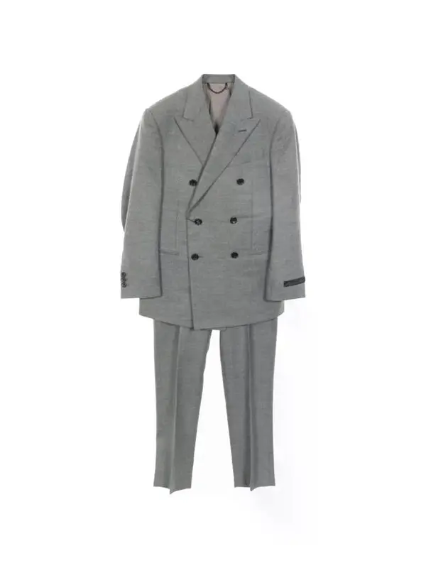 LOUIS VUITTON 2020s Double-breasted Wool Suit