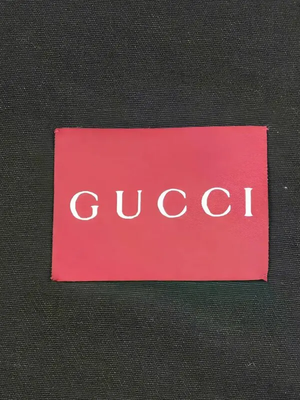 Gucci Rhinestone Logo Zip-up Denim Jacket