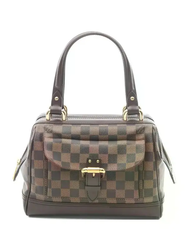 LOUIS VUITTON 2005 Knightsbridge Damier Ebene Tote Bag