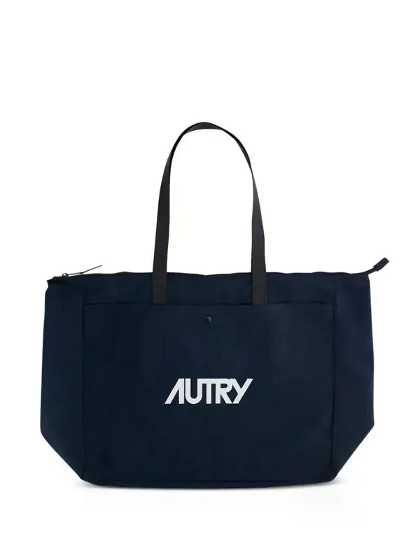 AUTRY Logo-detail Tote Bag - Blue