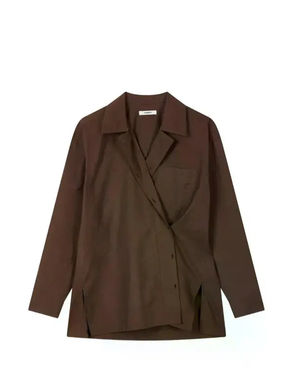 STUDIO TOMBOY Chest-pocket Shirt - Brown